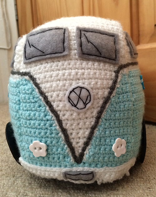 Crochet VW Campervan doorstop – jo bund